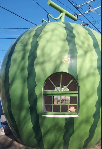 Why don't you drop by for a visit fruit bus stop in Japan?